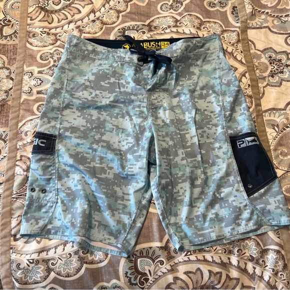 Pelagic | Shorts | Pelagic Mens Light Blue Digital Camo Ambush Swim ...